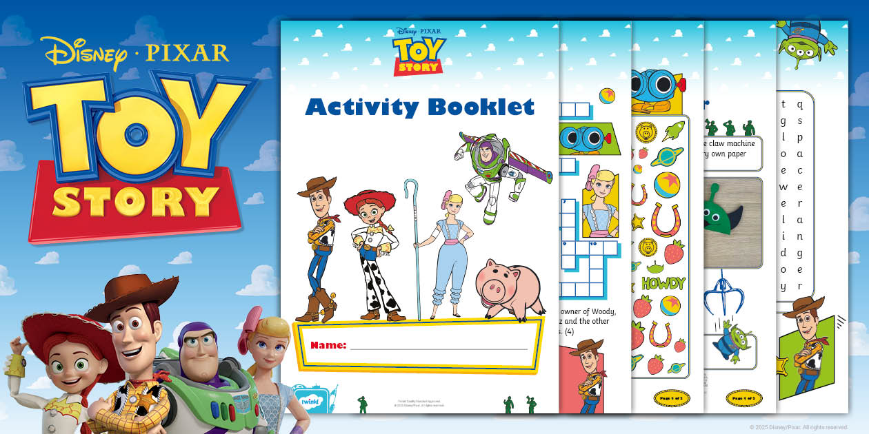Twinkl | Disney | Toy Story: Activities Pack (teacher made)