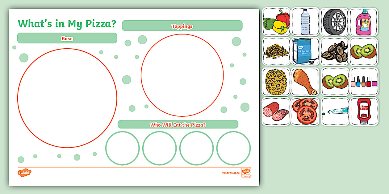 What's in My Pizza? (teacher made) - Twinkl