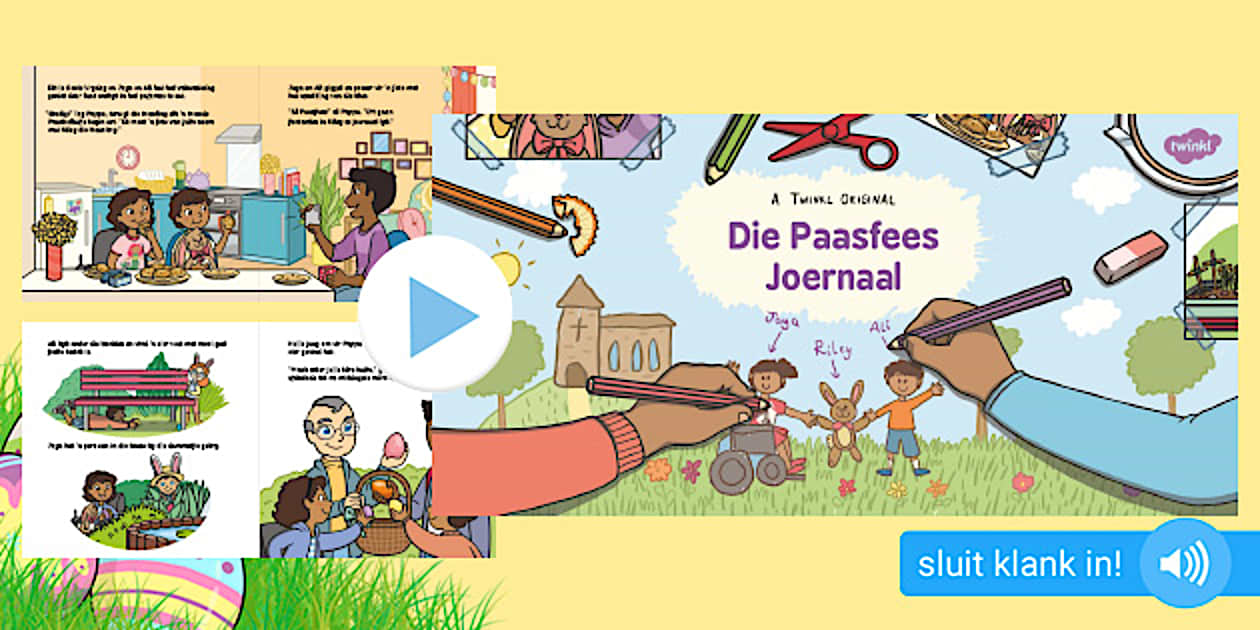 Die Paasfees Joernaal - Powerpoint Met Klank (teacher made)