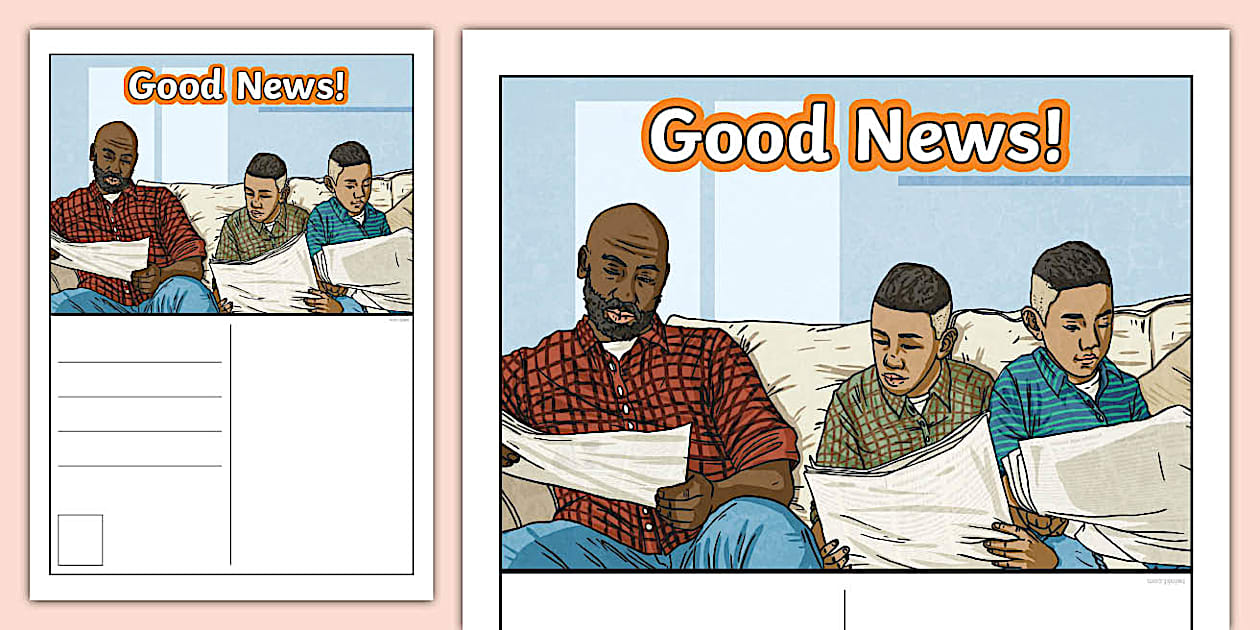 Good News Postcard (teacher made) - Twinkl