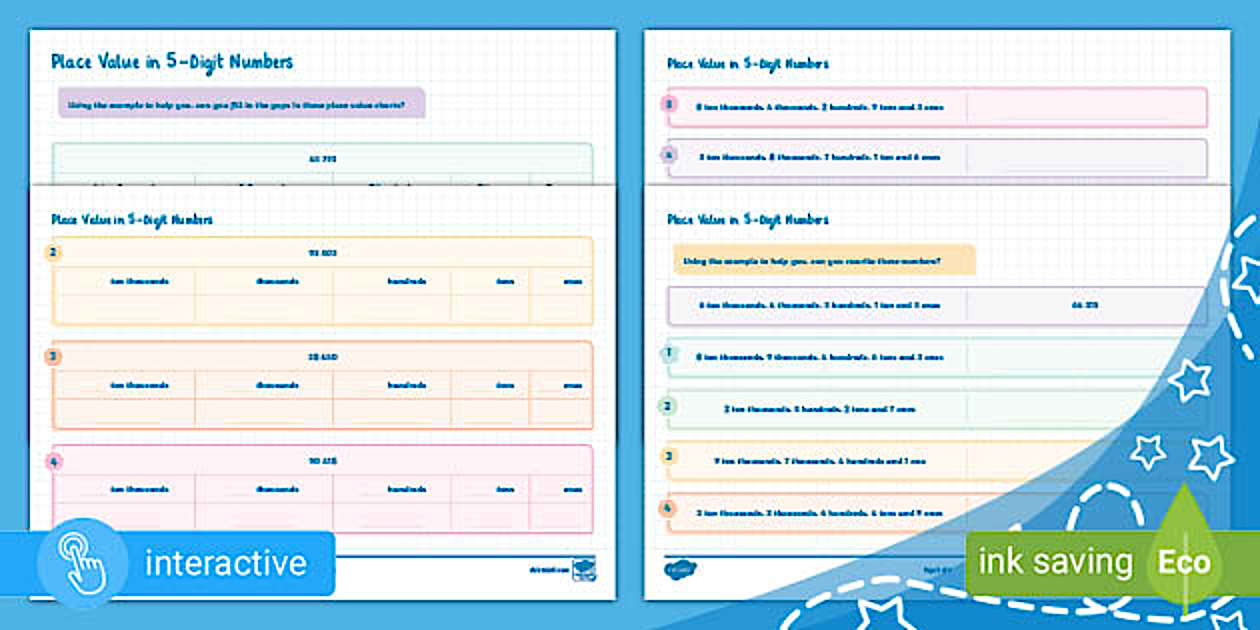 👉 Place Value in 5-Digit Numbers (Ages 9 - 10) - Twinkl