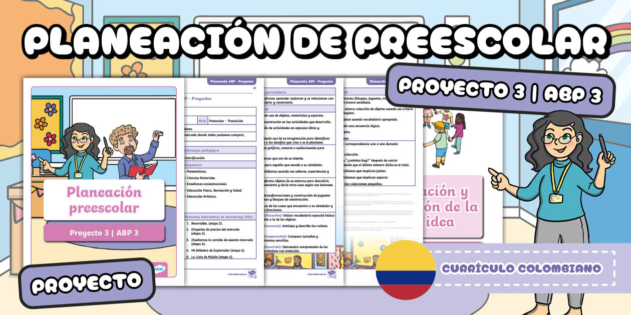 Proyecto ABP 3: Mercado Los Exploradores - Twinkl Colombia