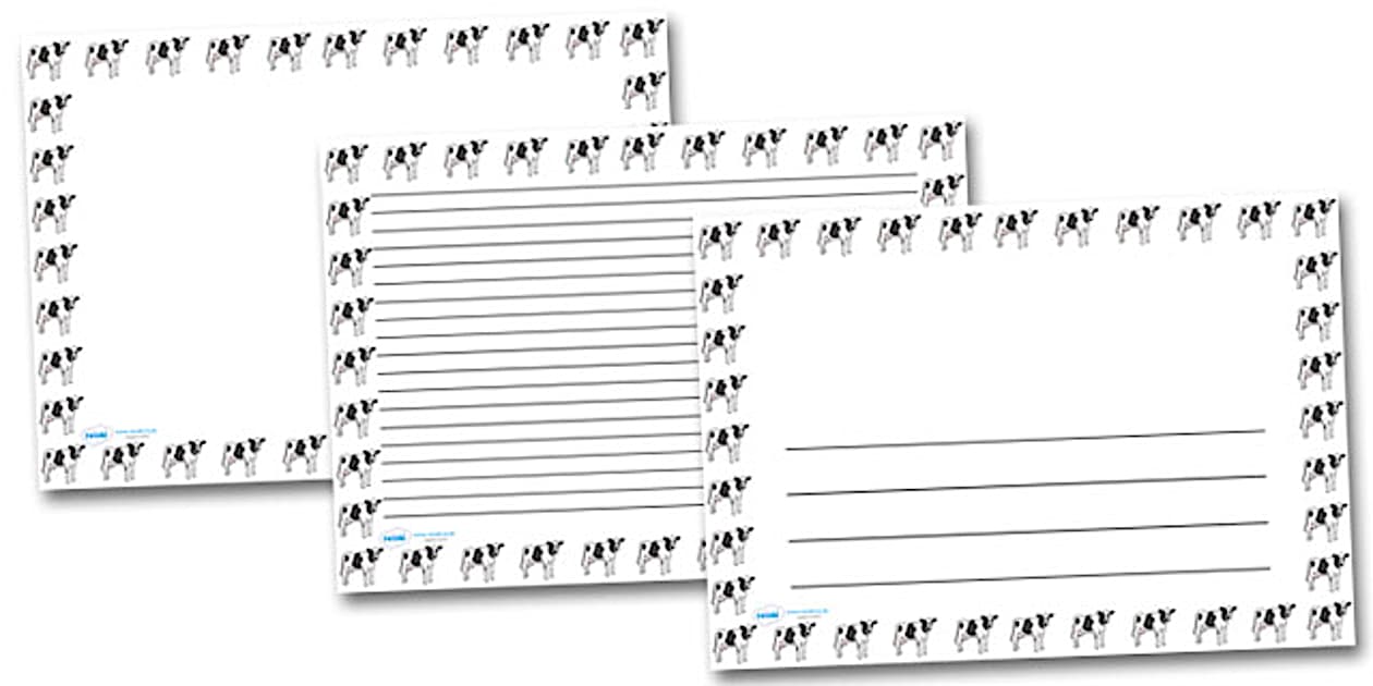 Cow Landscape Page Borders- Landscape Page Borders - Twinkl