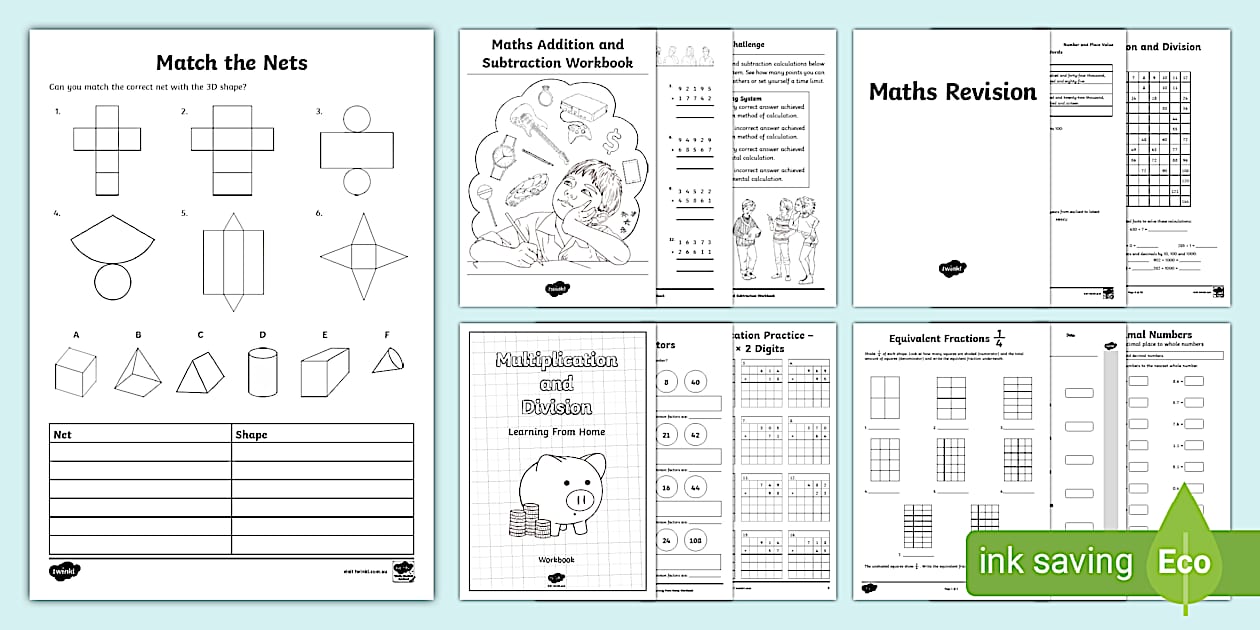 Year 5 Maths Activity Booklet Pack - Primary (teacher made)