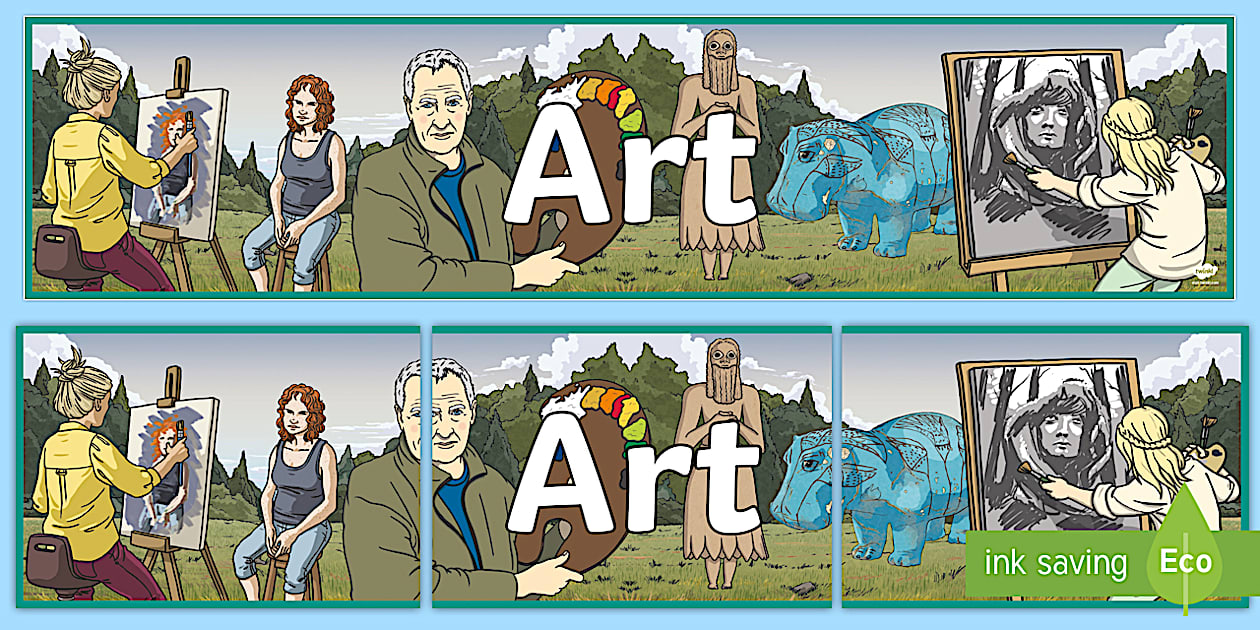 Art Display Banner (teacher made) - Twinkl