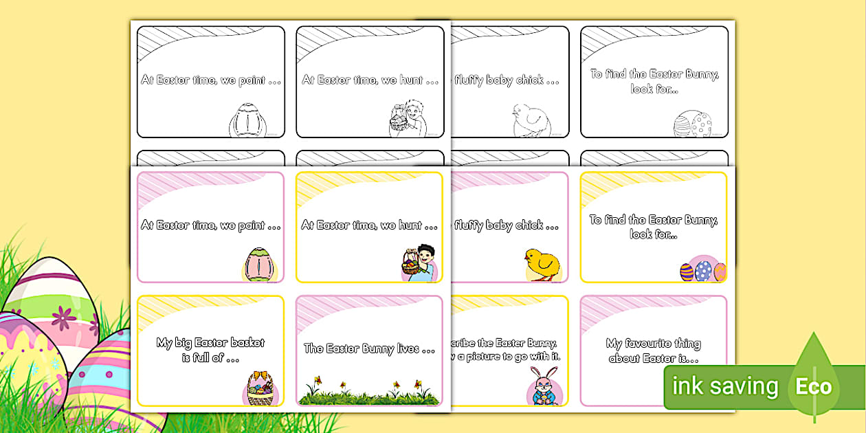 Primary Easter-themed Creative Writing Prompts - Twinkl