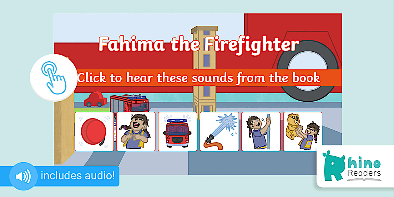 Fahima the Firefighter Look and Listen Activity - Twinkl