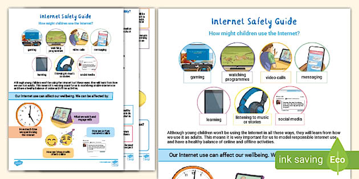 KS1 Internet Safety Guide for Parents and Carers - Twinkl