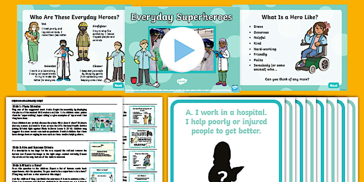 Superhero Assembly KS1 Pack - SLT Whole School Resources