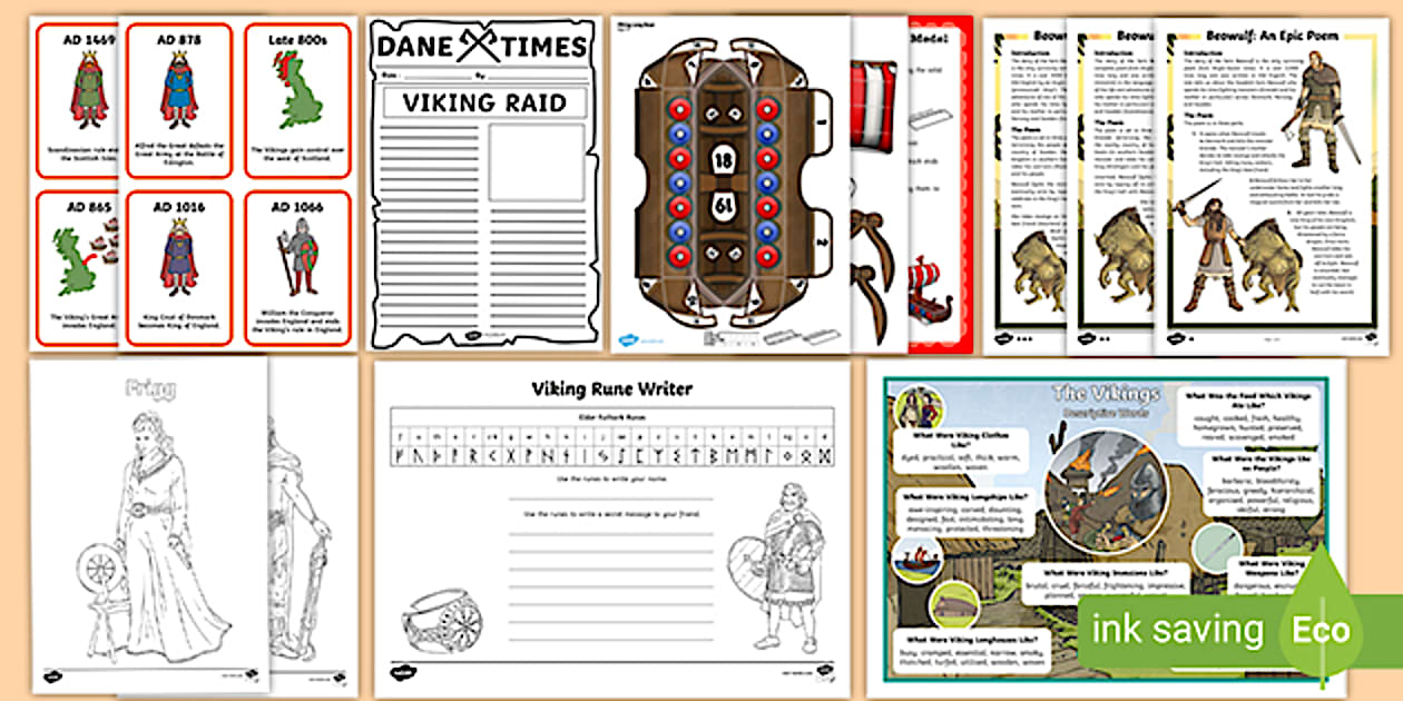 Vikings Activity Pack - School Closures Resource - Twinkl