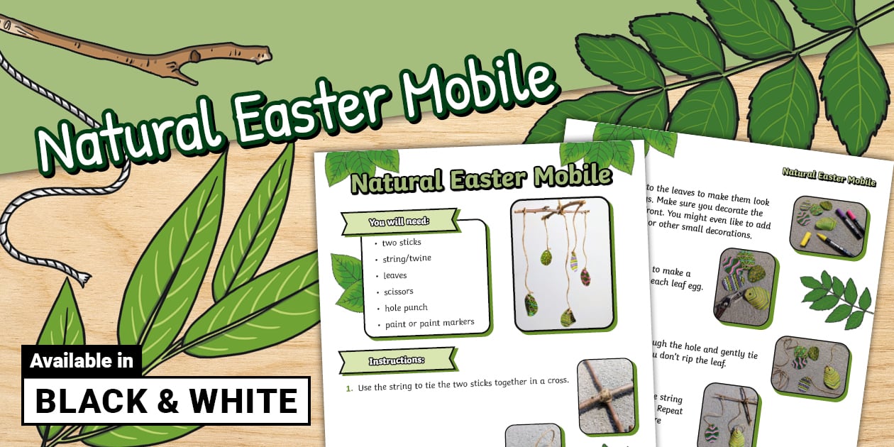 Natural Easter Mobile