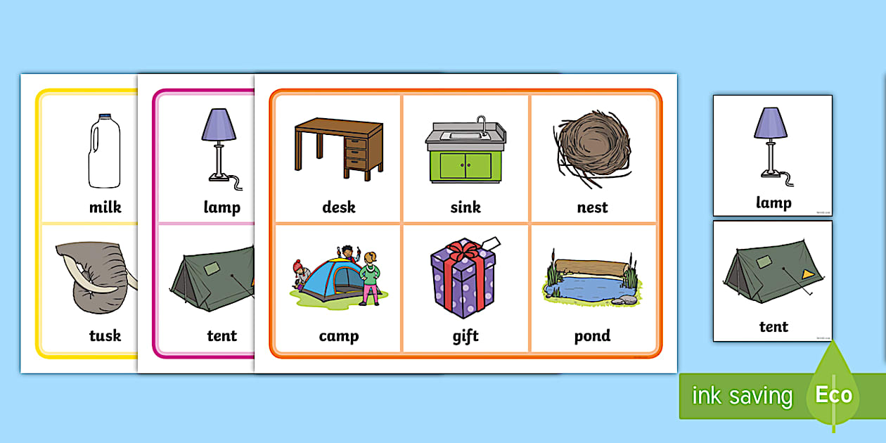 Cursive CVCC Words Bingo (teacher made) - Twinkl