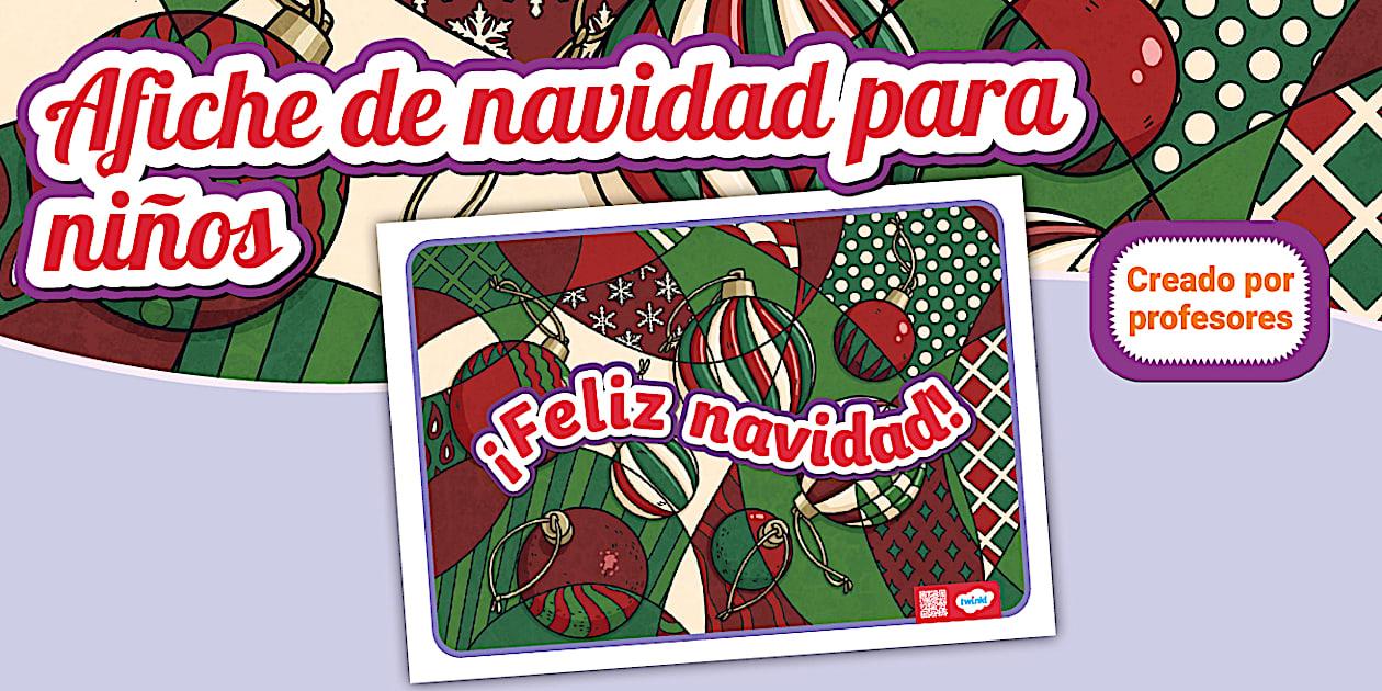 * NEW * Afiche de navidad para niños