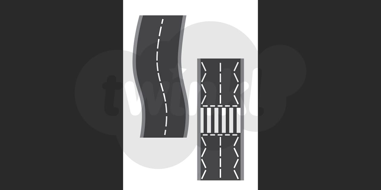 printable road track