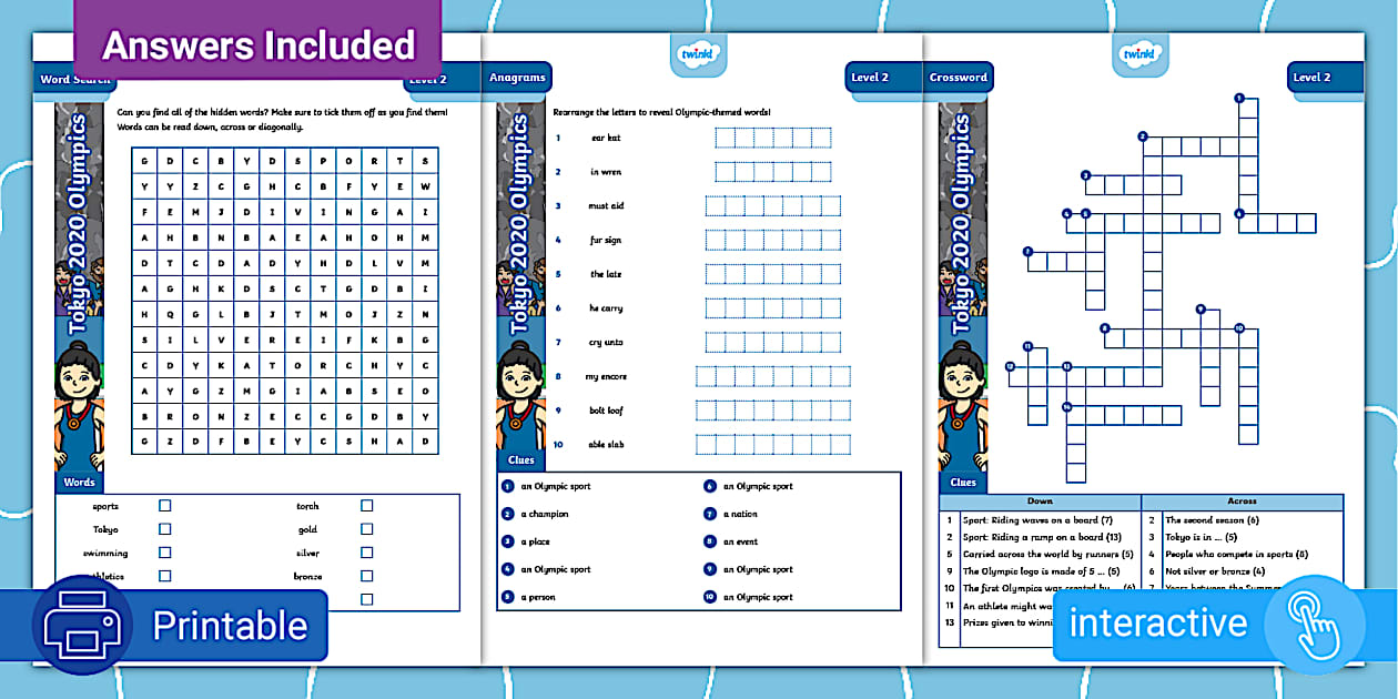 Summer Games - Essential Puzzle Collection - Level 2 Difficulty