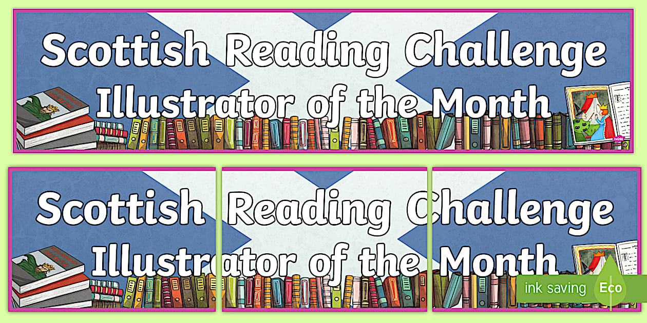 CfE Second Level Scottish Reading Challenge Illustrator of the Month ...