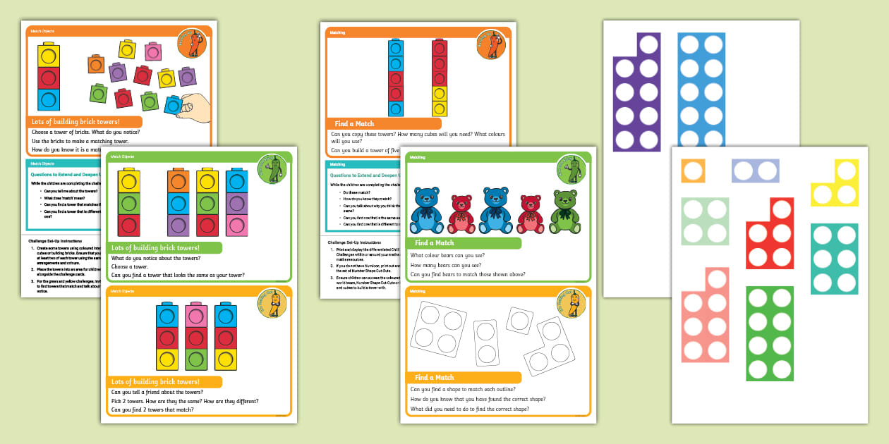 👉 Match Chilli Challenges Pack | Twinkl (teacher made)