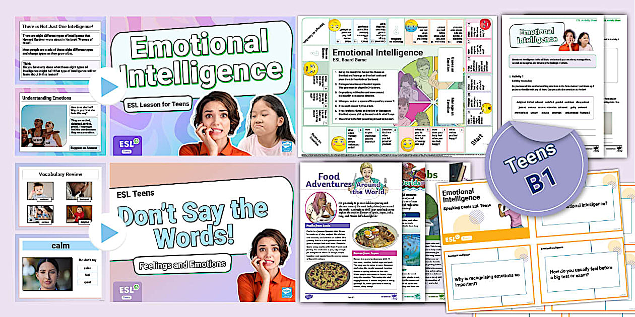 Emotional Intelligence Lesson Plan for Teens B1 - Twinkl