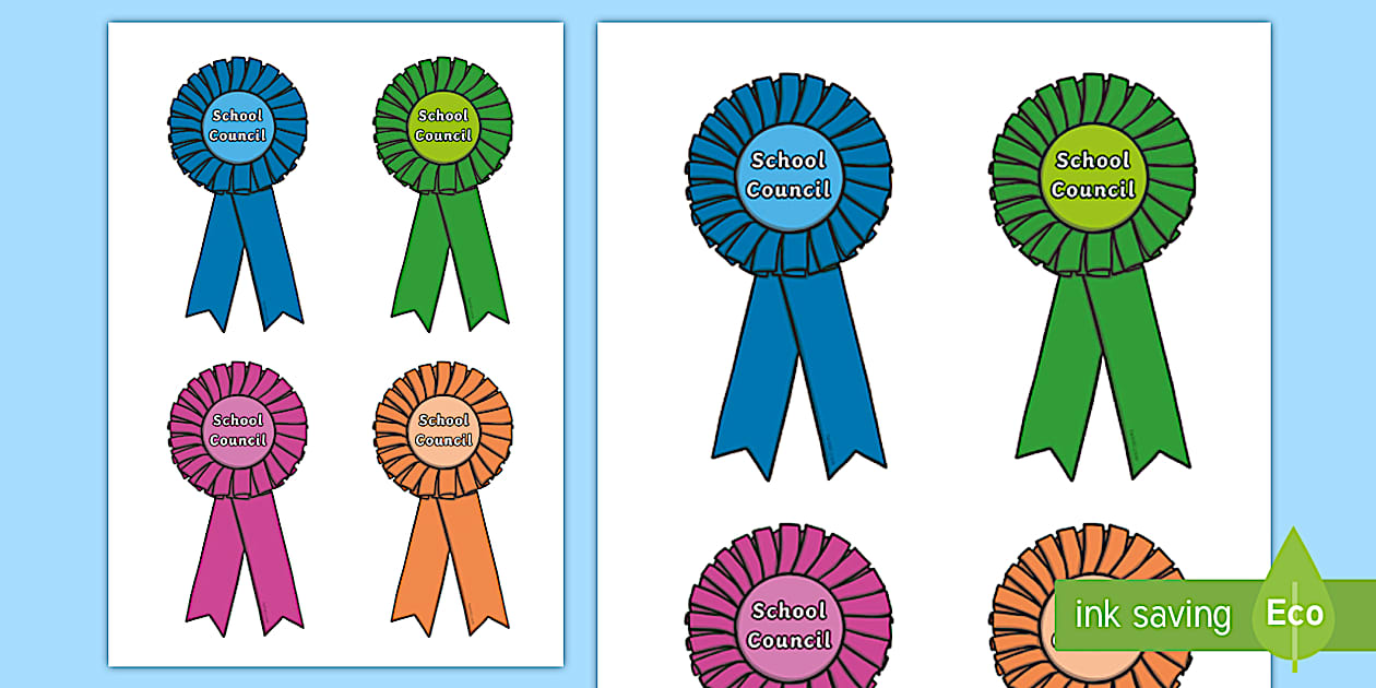 School Council Badges - Rosette Badge Set (teacher made)
