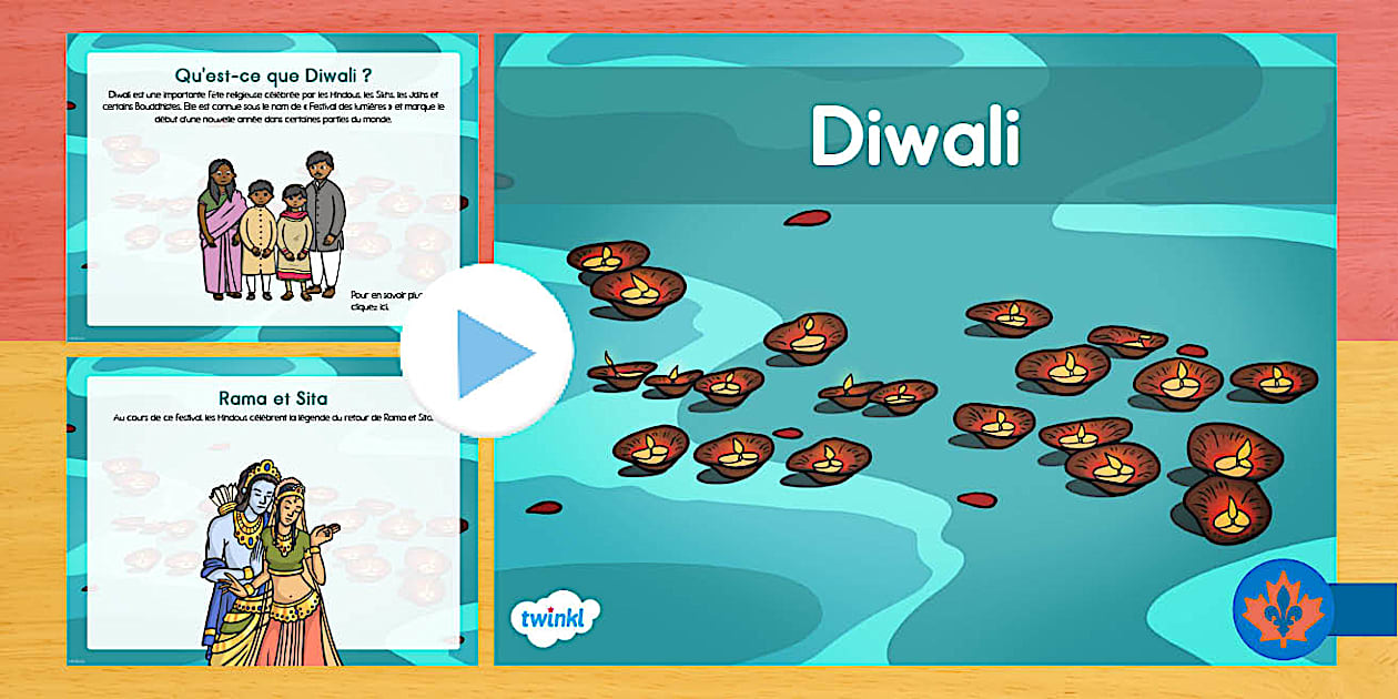 Diwali Primary PowerPoint French (Teacher-Made) - Twinkl