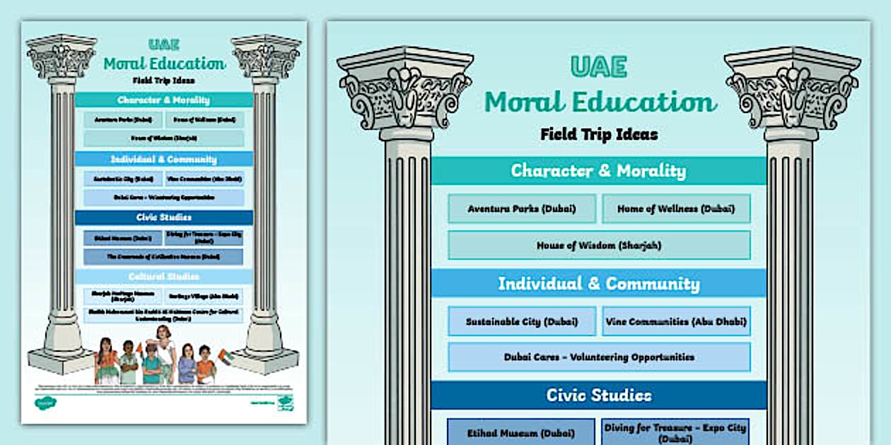 Field Trip Ideas - UAE Moral Education - Twinkl