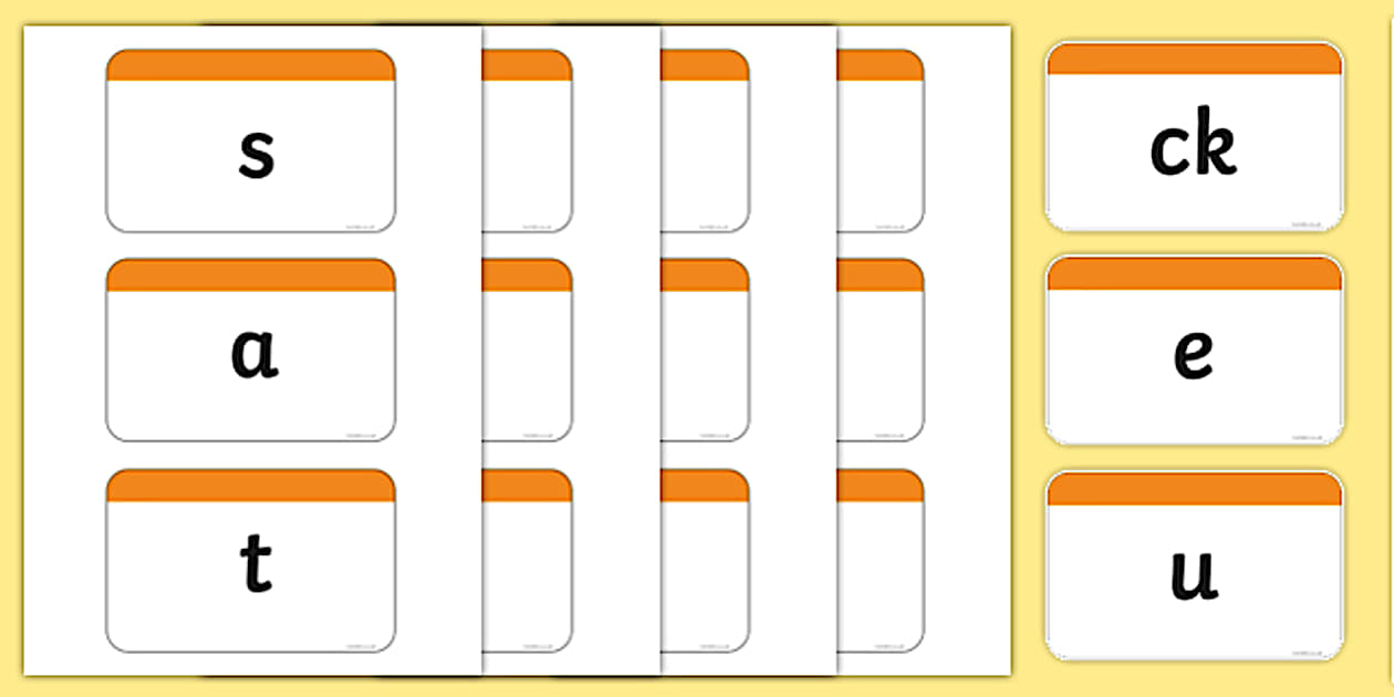 Phase 2 Letters and Sounds Phoneme Cards (teacher made)