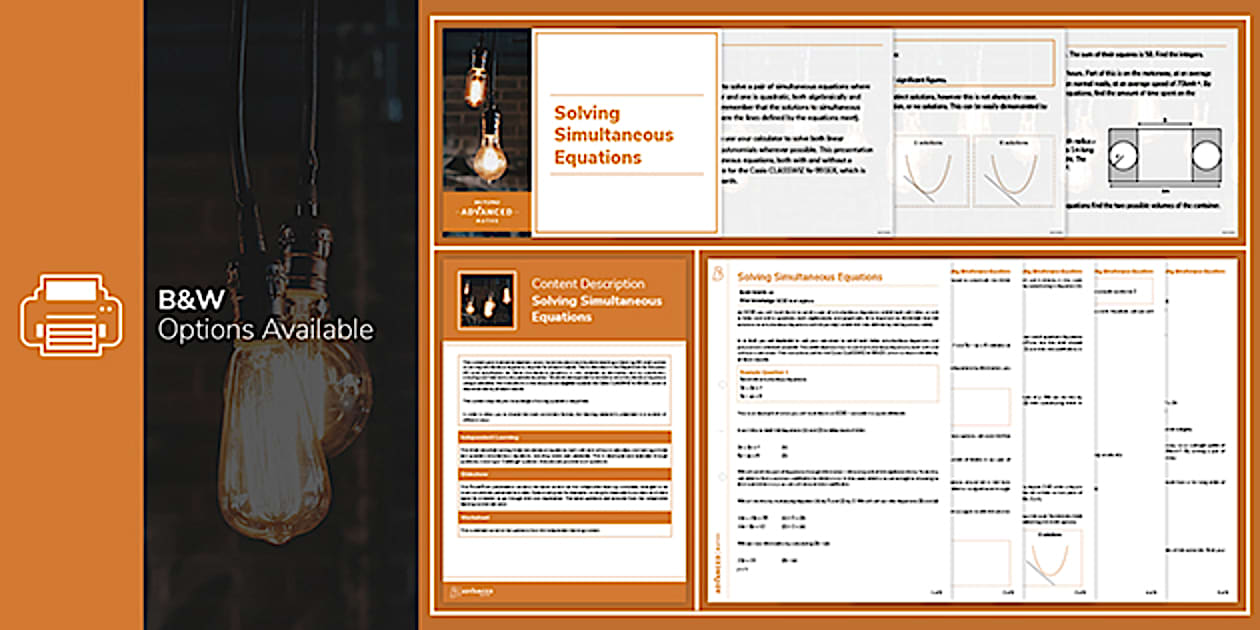 👉 Solving Simultaneous Equations | A Level Maths | Beyond