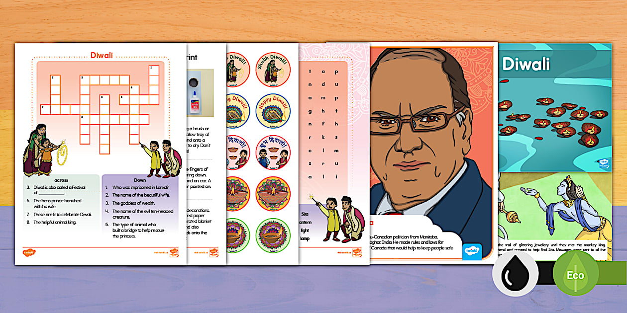 Remarkable Hindu Canadians Diwali/Activity Pack - Twinkl