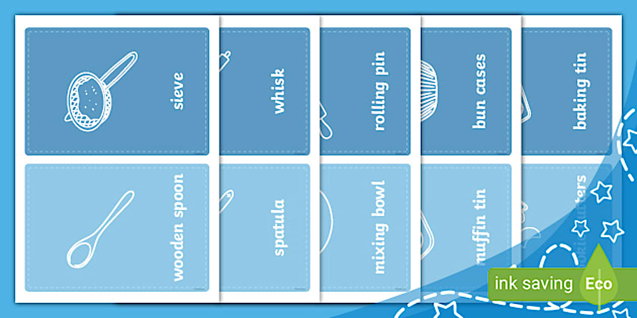 Baking-Themed Flashcards (teacher made) - Twinkl
