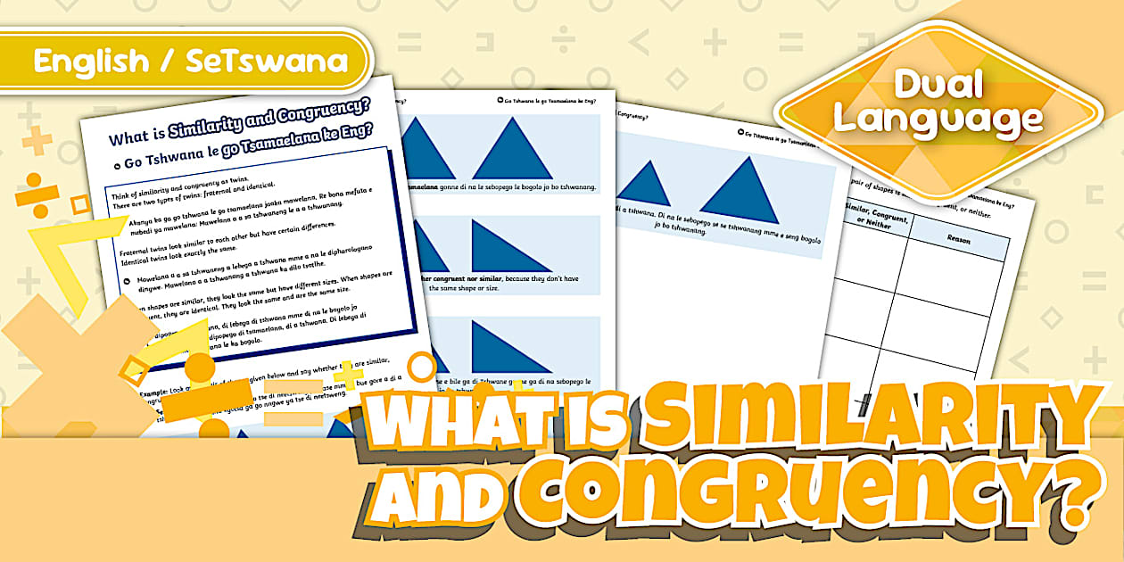 Grade 7 Maths-Term4-what is similarity congruency notes and activity