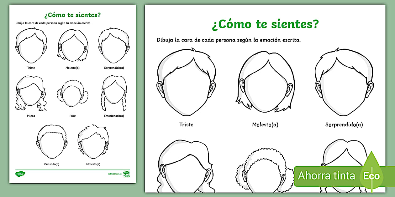 Ficha de actividad: Emociones, expresiones y sentimientos