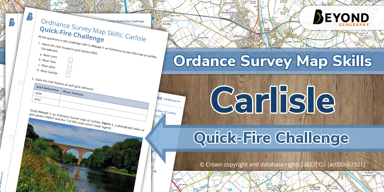 GCSE Ordnance Survey Map Skills Quick-Fire Challenge