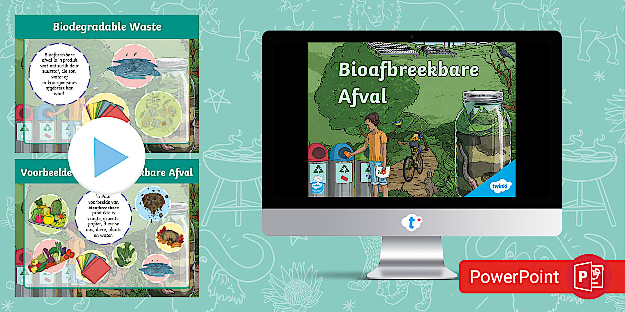 Bioafbreekbare Afval PowerPoint (teacher made) - Twinkl