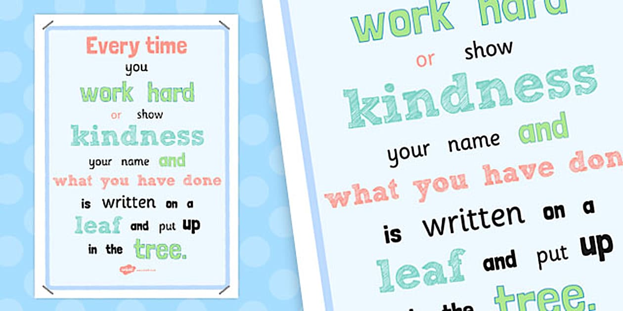 Achievement Tree Motivational Poster Neutral Colours