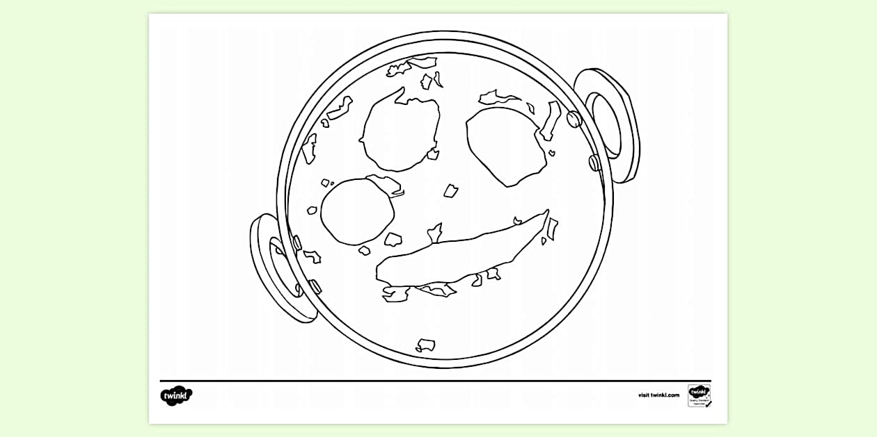 Punjabi Kadhi Colouring Sheet | Colouring Sheets - Twinkl