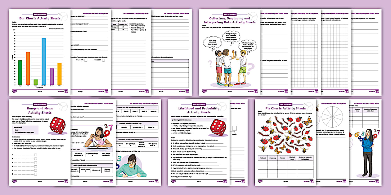 Fast Finishers Handling Data P5/6 Resource Pack - Twinkl