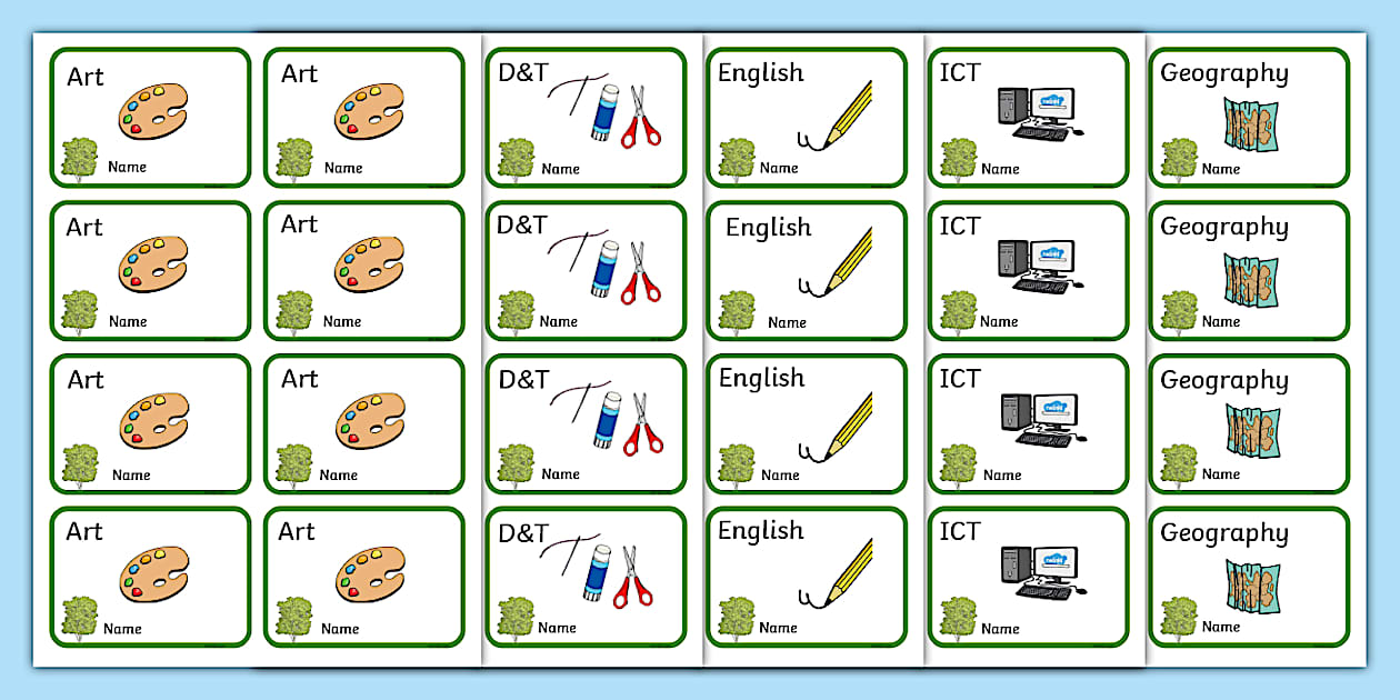 Birch Tree Themed Editable Book Labels (teacher made)