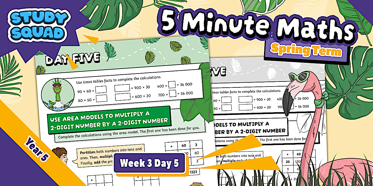 👉 Study Squad 5 Minute Maths - Year 5 Spring - Week 3 Day 5