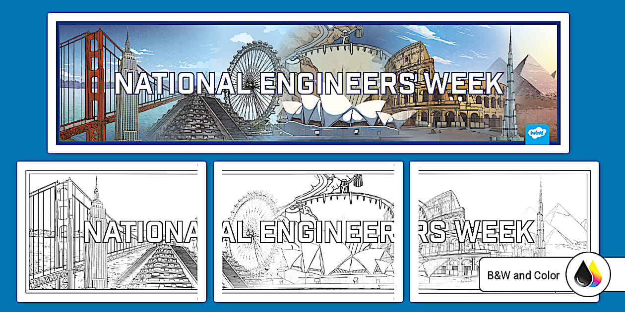 National Engineers Week Banner (teacher made) - Twinkl