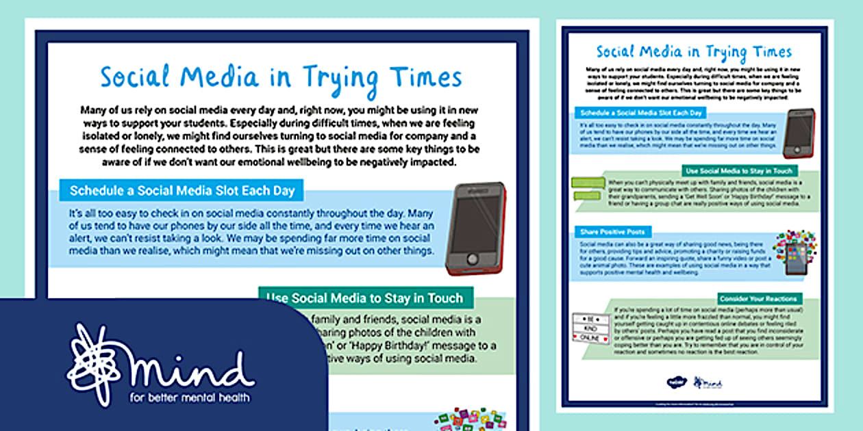 FREE! - Staff Wellbeing Social Media Guide | Staff Wellbeing