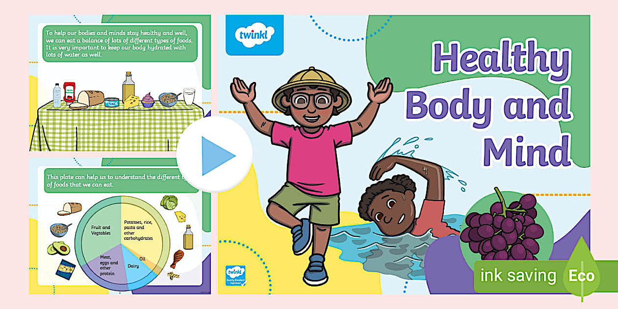 Healthy Body and Mind - PowerPoint UAE (teacher made)