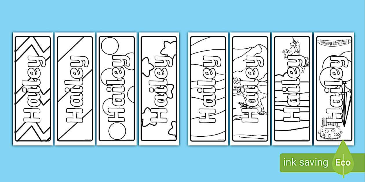 Hailey Name Simple Colouring Activity Sheet (teacher made)