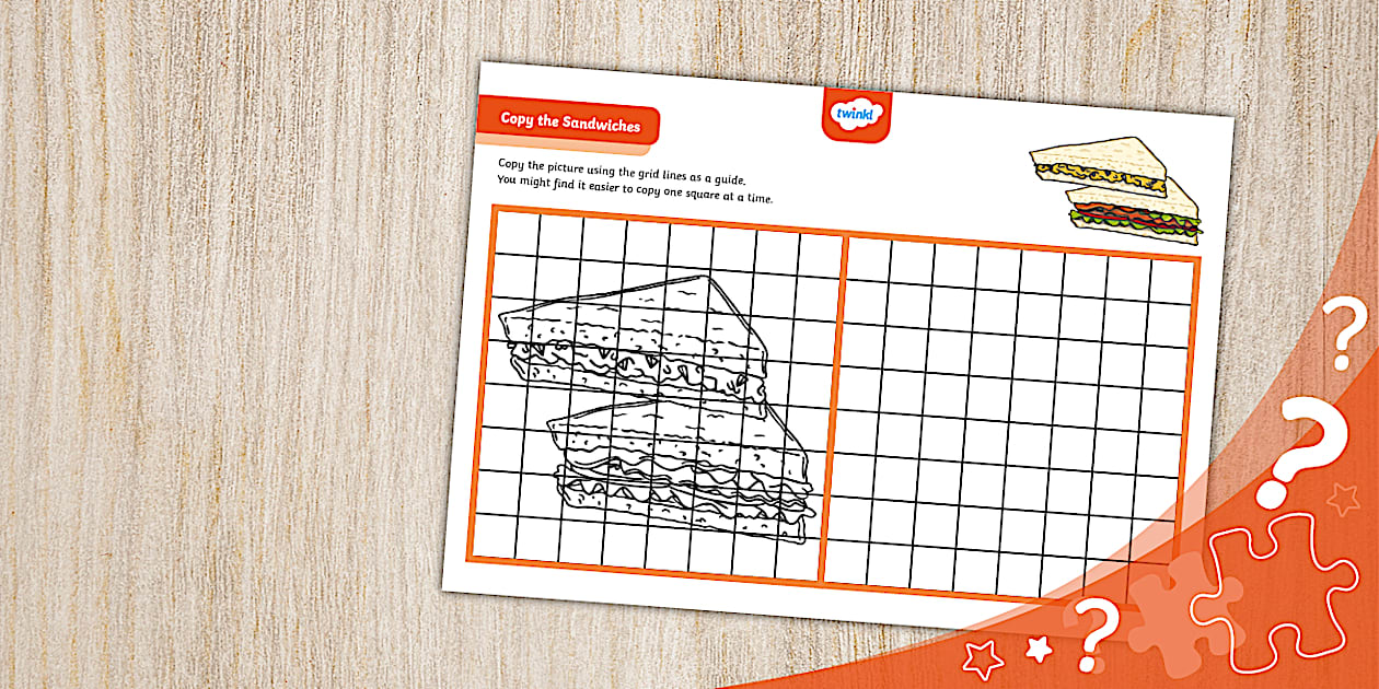Copy the Sandwich Puzzle - Kids Puzzles - Twinkl Puzzled