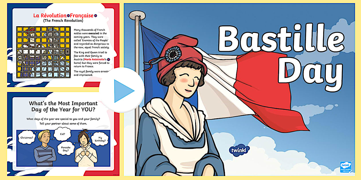 Bastille Day PowerPoint (teacher made) - Twinkl