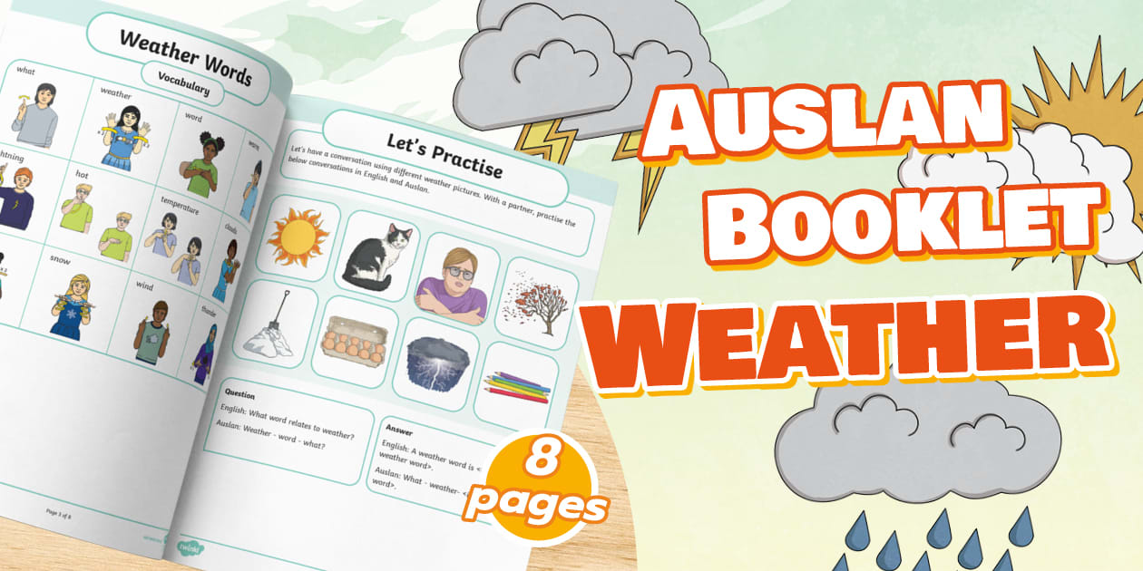 Auslan Booklet - Weather