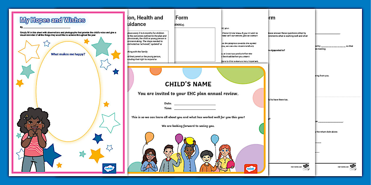 Early Years EHCP Review Pack (teacher made) - Twinkl