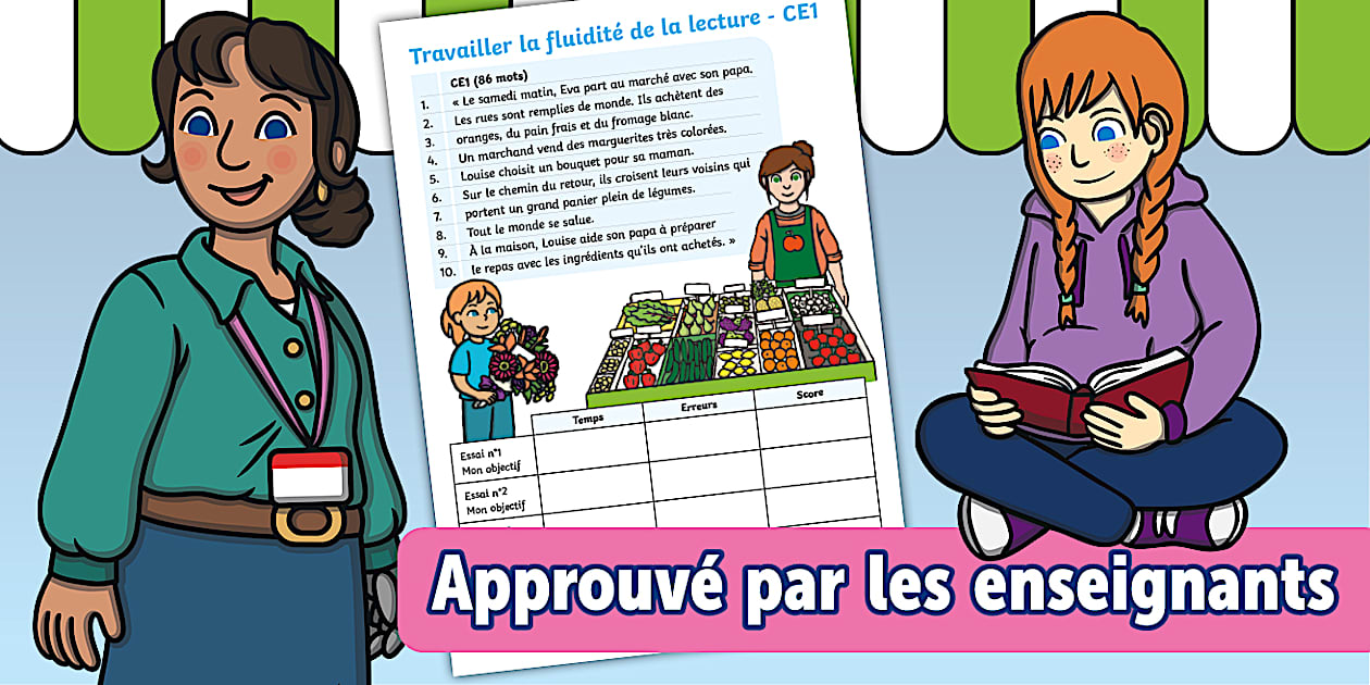 Travailler la fluidité de la lecture - CE1