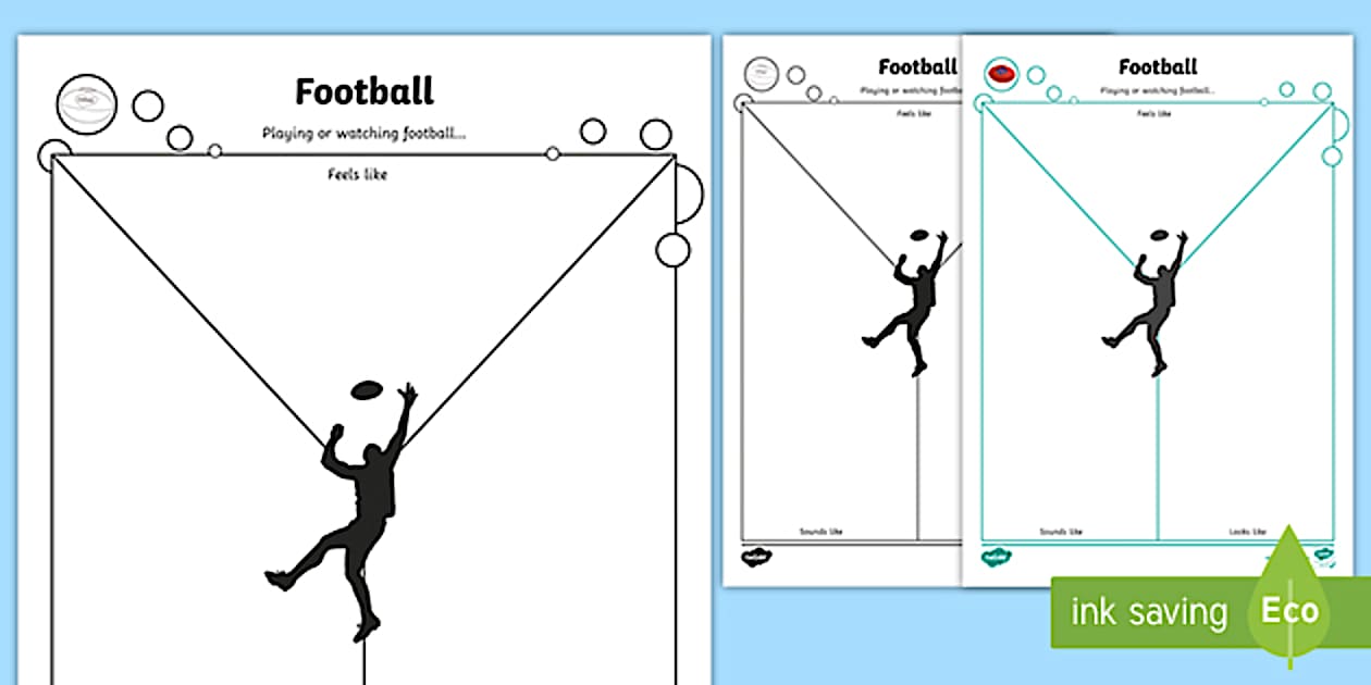 Footy Colours Day AFL Y Chart Worksheet (Teacher-Made)