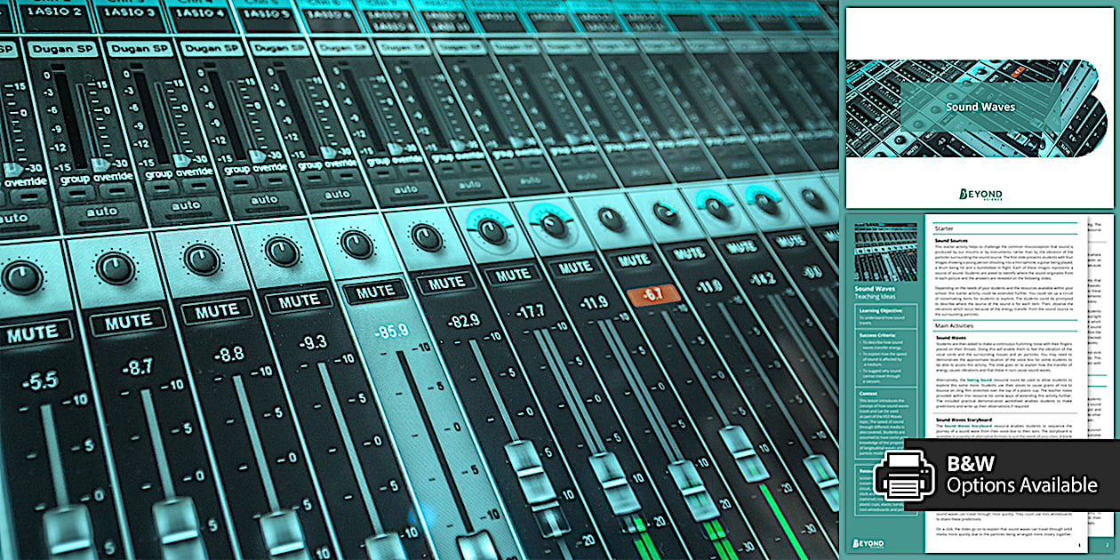 KS3 Waves: Sound Waves | Science | Beyond Secondary - Twinkl