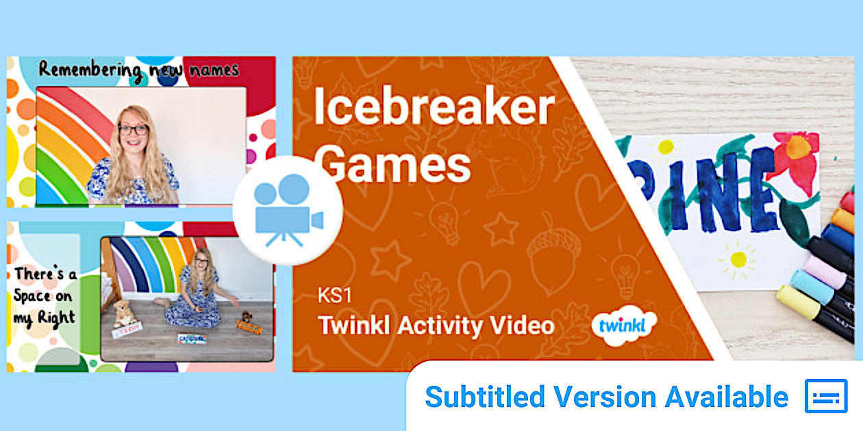 KS1 (Ages 5-7) Activity Video: Icebreaker Games - Twinkl